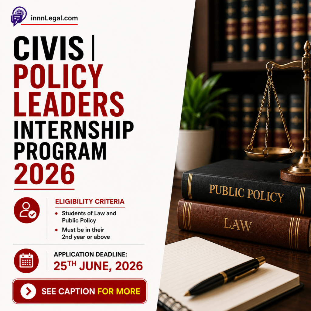 Civis | Policy Leaders Internship Program 2026 (Stipend Provided ...